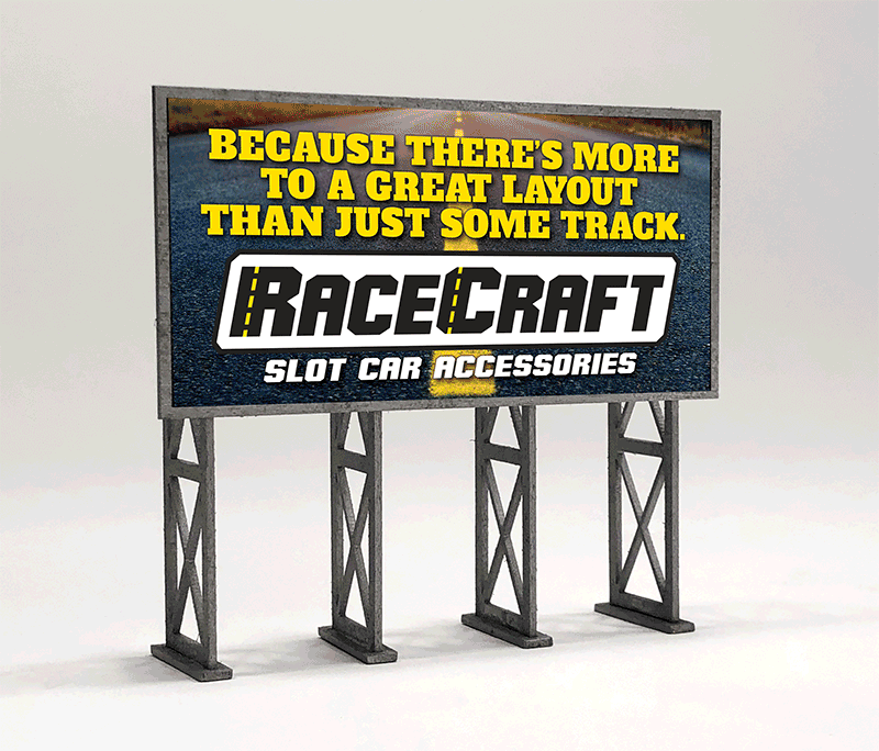 Old School Model Works : RaceCraft Trackside Billboard