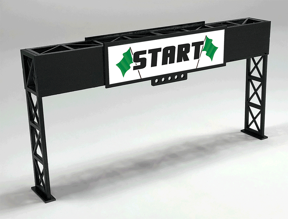 Old School Model Works : RaceCraft Start/Finish Gantry